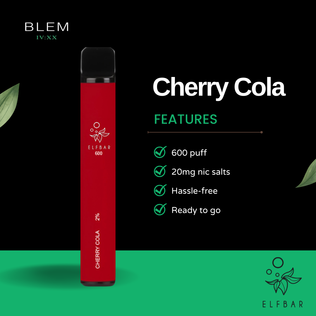 Elfbar Cherry Cola – BLEM IV:XX